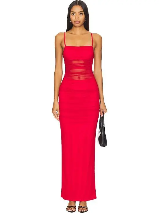Superdown Celeste Maxi Dress - Red