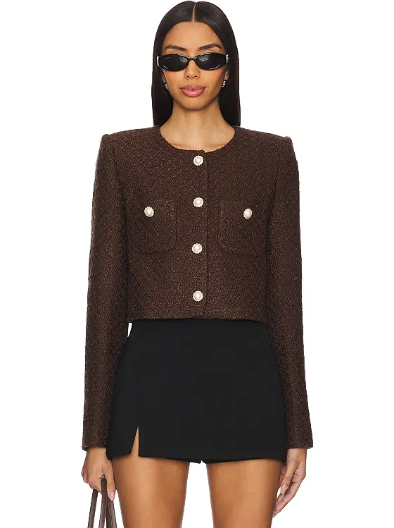 Majorelle Riah Jacket - Chocolate Brown