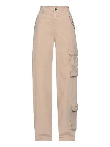 Pinko Cotton Cargo Pants - Beige