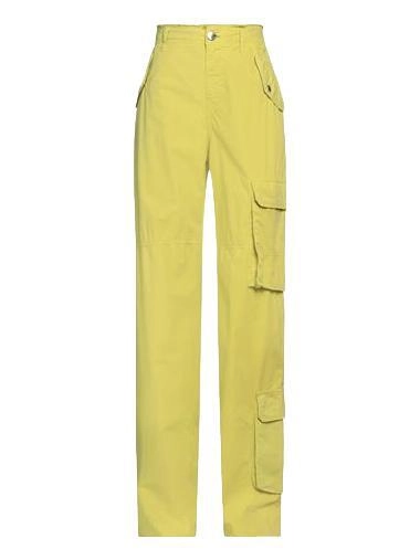 Pinko Cotton Cargo Pants - Lime Green