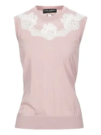 Dolce & Gabbana Knitted Sleeveless Top - Pink