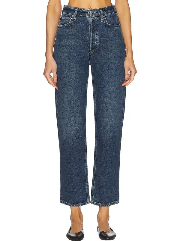 AGOLDE 90's Pinch Waist Crop Jeans - Solace