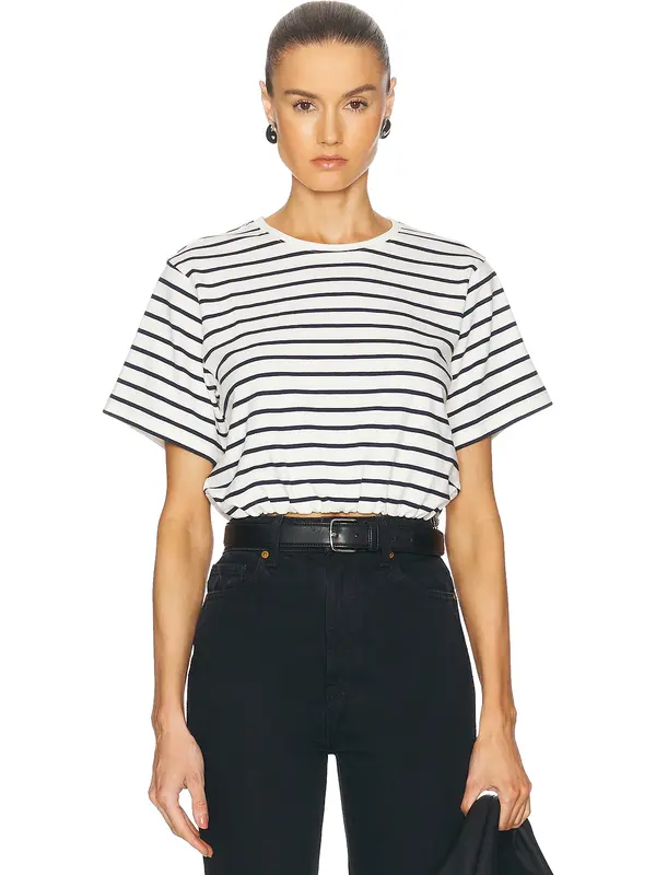Simkhai Jojo Cropped Tee - Midnight Stripe