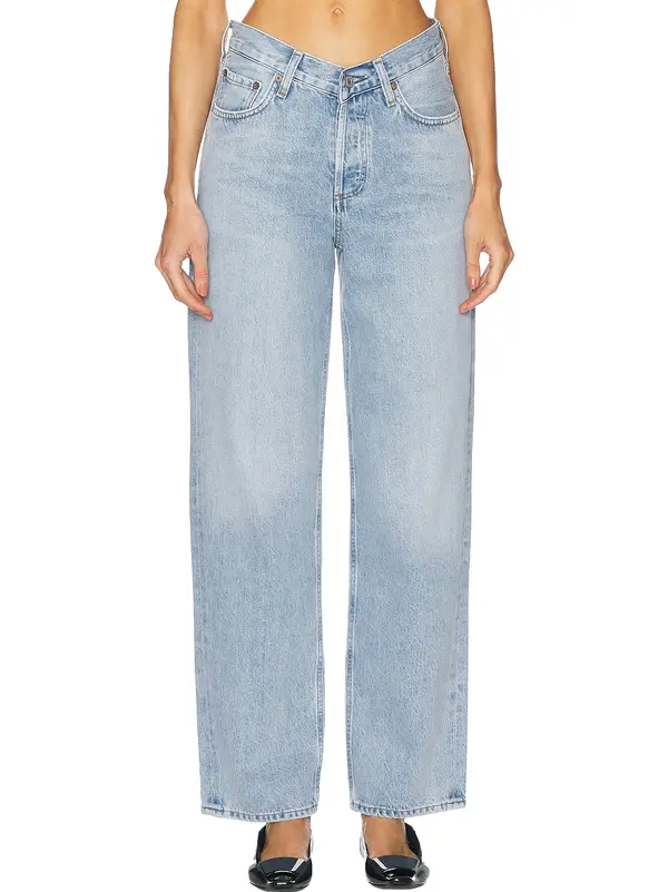 AGOLDE V-waist Baggy Jeans - Prevail