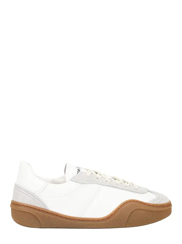 Acne Studios Bars W Low Sneakers - White & Brown