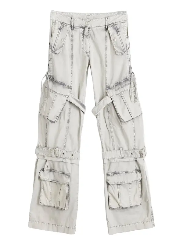 Acne Studios Baggy Cargo Jeans - Dusty White