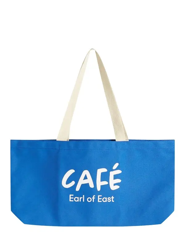 EARL OF EAST Café Shopper Tote - Blue