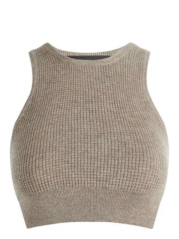 Fear Of God Waffle Sport Tank Top - Heather Gray