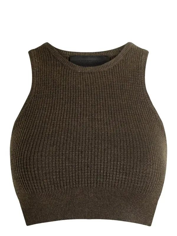 Fear Of God Waffle Sport Tank Top - Brown