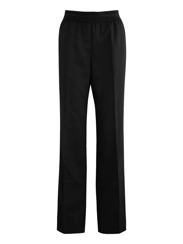 Helmut Lang Logo-jacquard Woven Trousers - Black