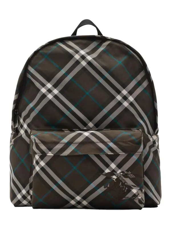 Burberry Vintage Check Backpack - Green