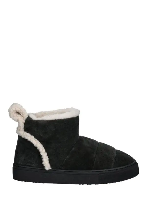 Inuikii Suede Ankle Boots - Black