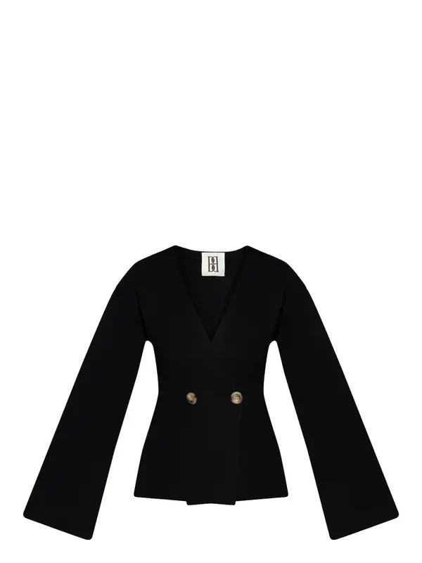 BY MALENE BIRGER Tinley Double-breasted Cardigan - Black