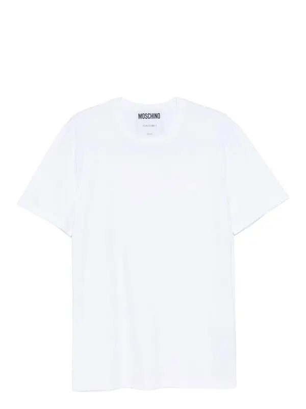 Moschino Raised-logo T-shirt - White