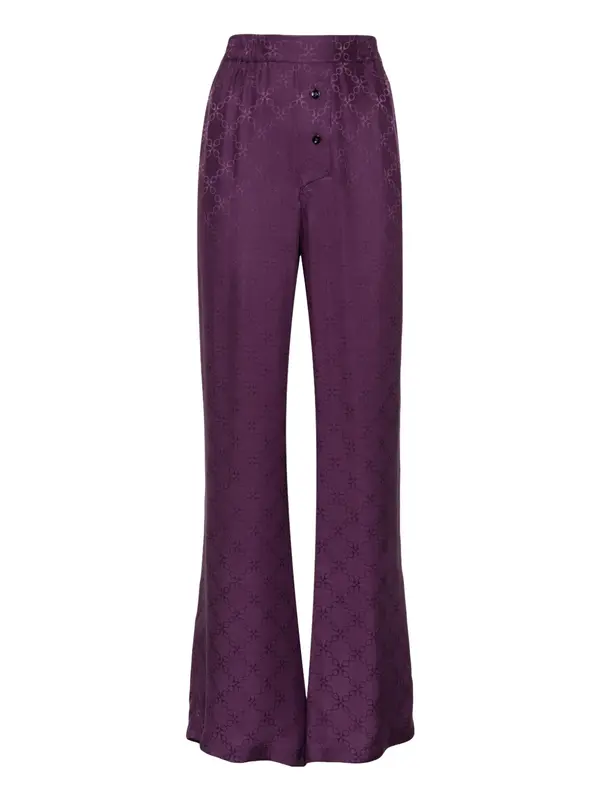 Kiki De Montparnasse Handcuff Jacquard Boxer Pants - Purple