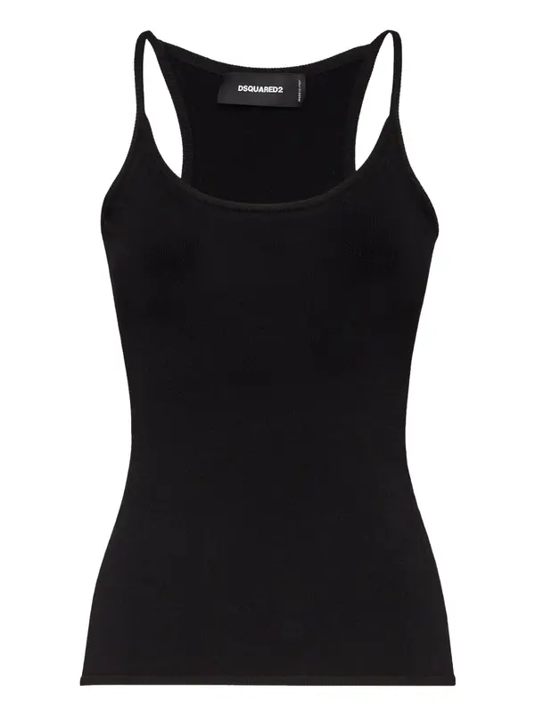 Dsquared2 Scoop-neck Tank Top - Black