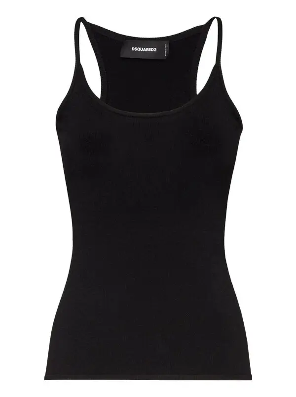 Dsquared2 Scoop-neck Tank Top - Black