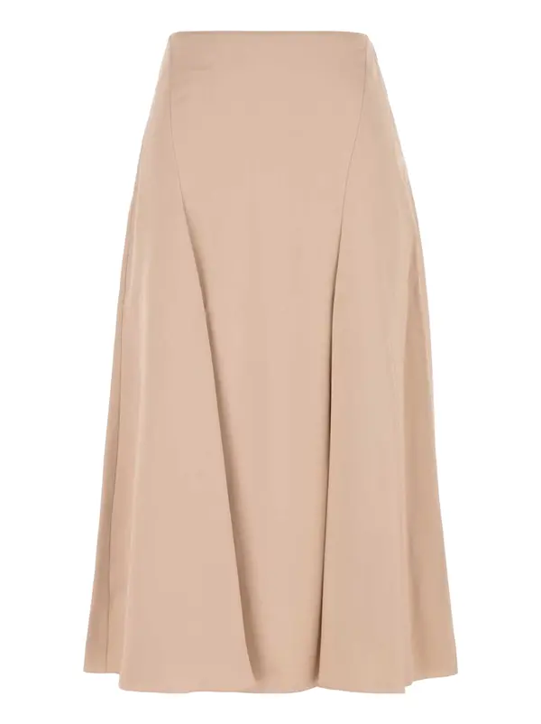 Fendi Silk Skirt - Neutrals