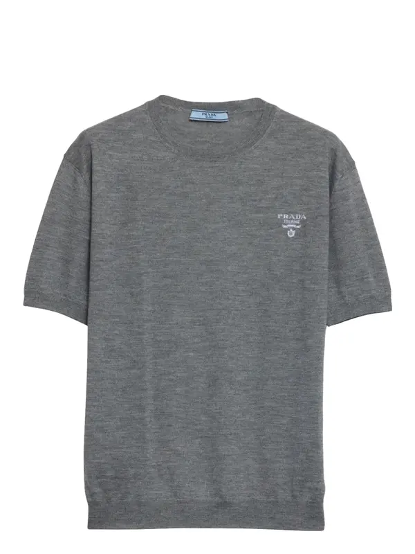 Prada Knitted T-shirt - Grey