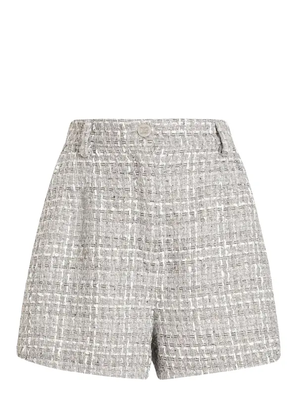 Dolce & Gabbana Checked Shorts - Grey