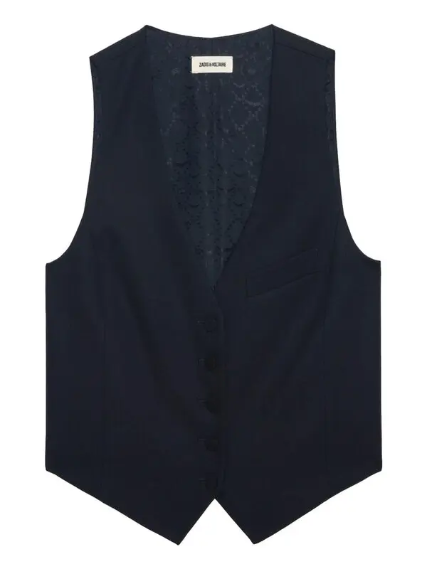 Zadig&Voltaire Emaux Waistcoat - Blue