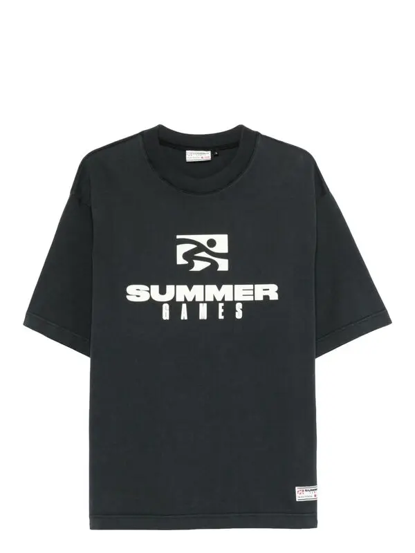 SUMMER GAMES Logo-print T-shirt - Black