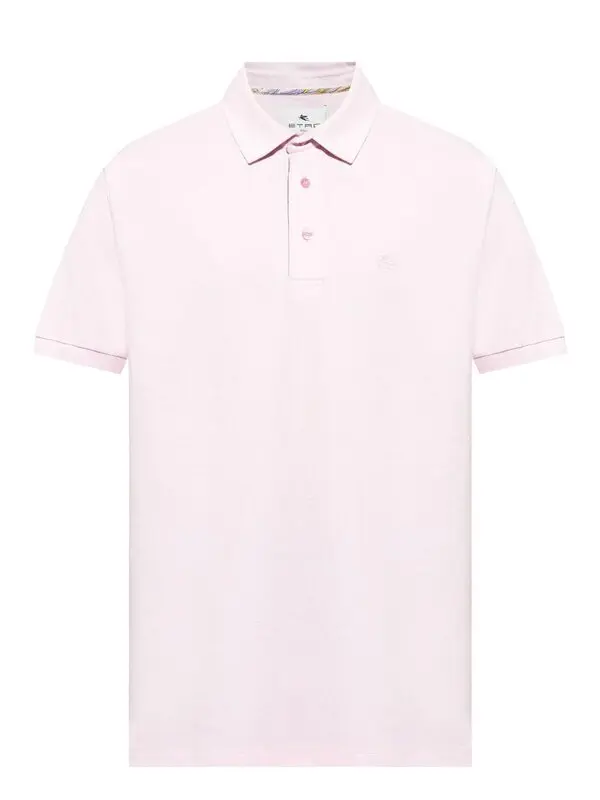 Etro Embroidered Polo Shirt - Pink