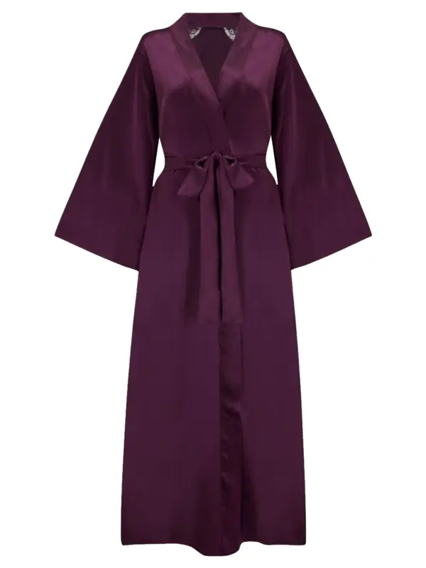 FLEUR OF ENGLAND Eliza Robe - Purple