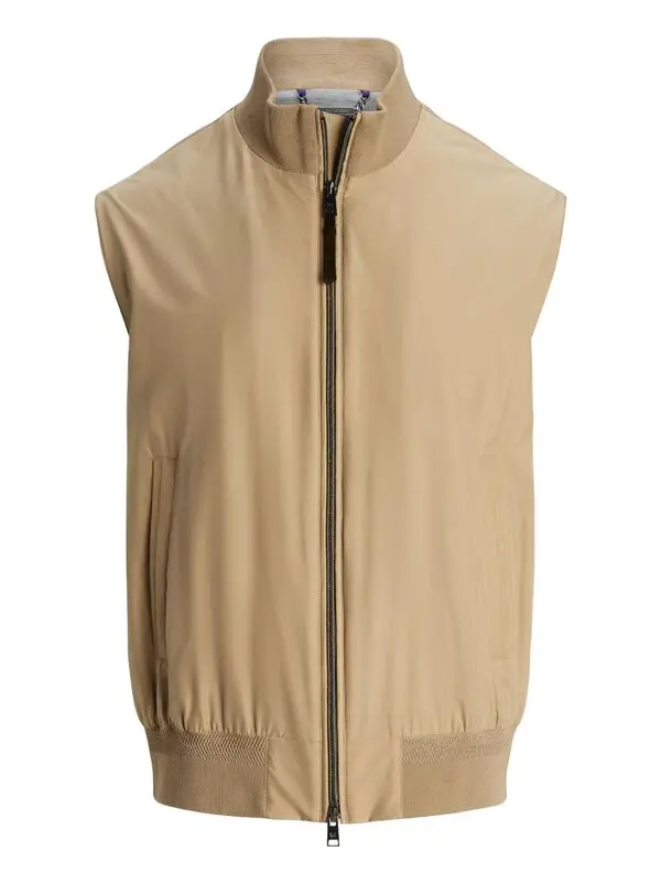 Ralph Lauren Purple Label Silk Gilet - Neutrals