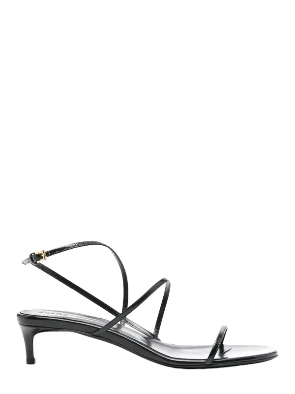 Khaite 35mm Loop Sandals - Black
