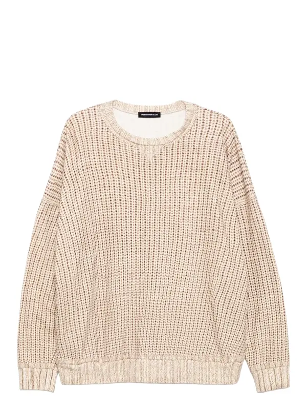 UNDERCOVERISM Fake Knit Printed Sweater - Neutrals