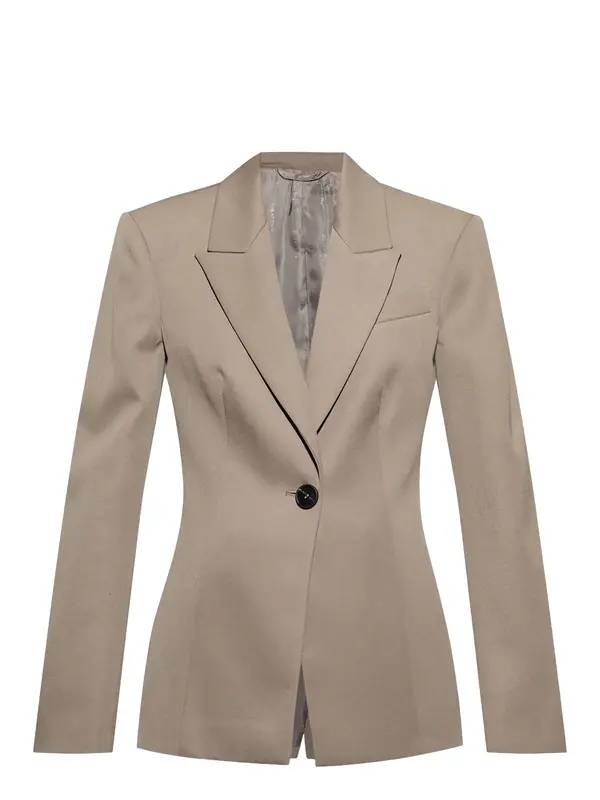 Attico Single-breasted Blazer - Neutrals