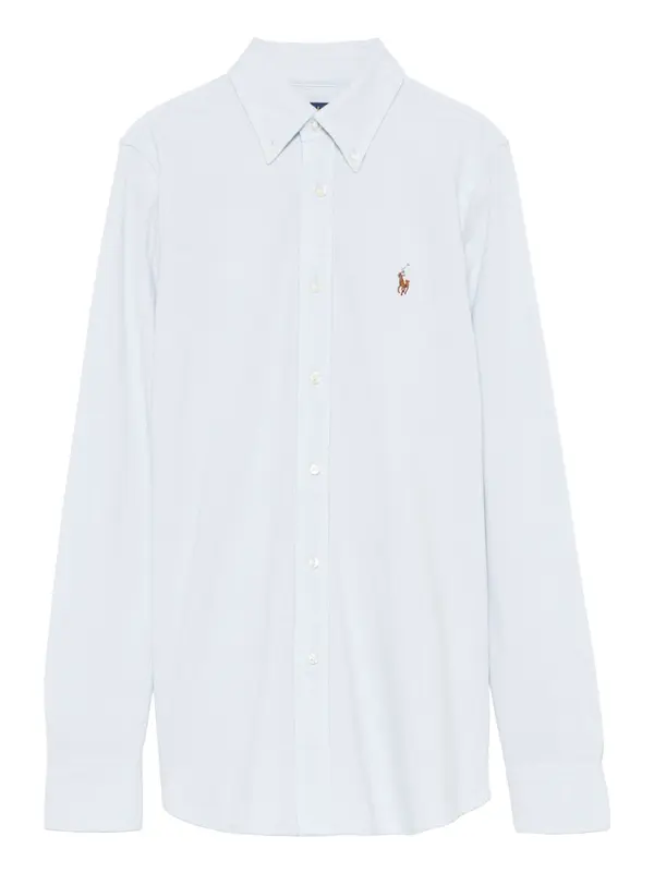 Polo Ralph Lauren Piqué-weave Shirt - Blue