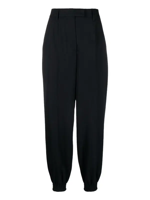 Prada Tapered Tailored Trousers - Blue