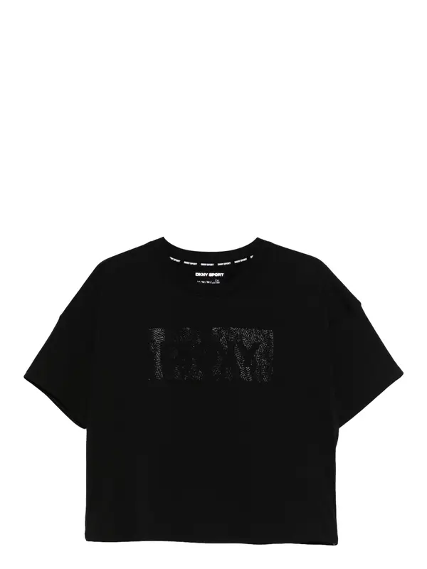 Dkny Stud-embellished T-shirt - Black