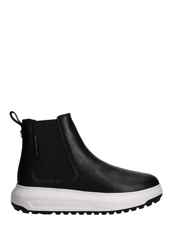 Karl Lagerfeld Kapri Lug Gore Boots - Black