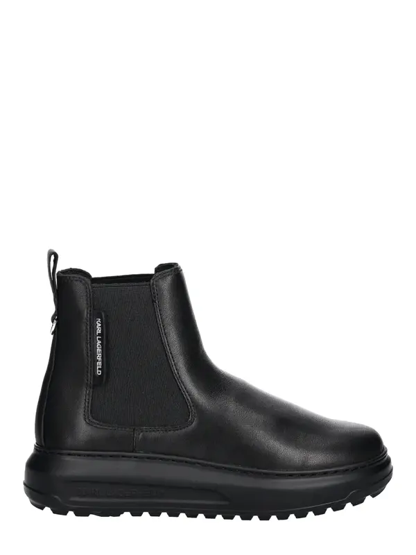 Karl Lagerfeld Kapri Lug Gore Boots - Black