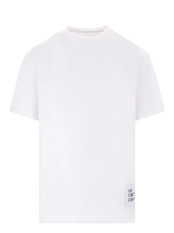 10 CORSO COMO Logo-patch T-shirt - White