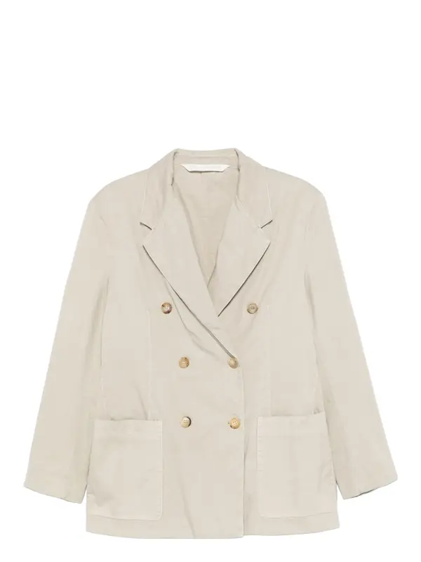 Palm Angels Double-breasted Blazer - Neutrals