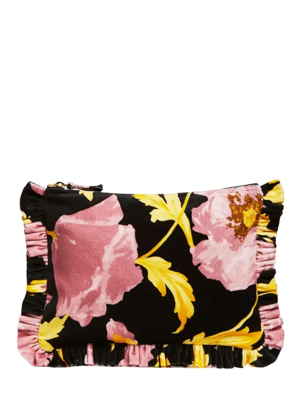 La DoubleJ Printed Clutch - Pink