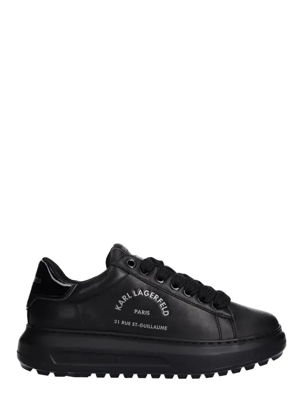 Karl Lagerfeld Rue St Guillaume Kapri Lug Sneakers - Black
