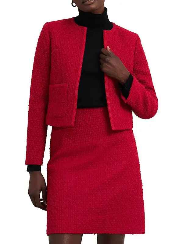 HOBBS LONDON Rosa Jacket - Rowan Red