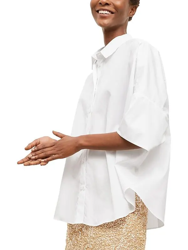 Gerard Darel Nara Oversized Shirt - White