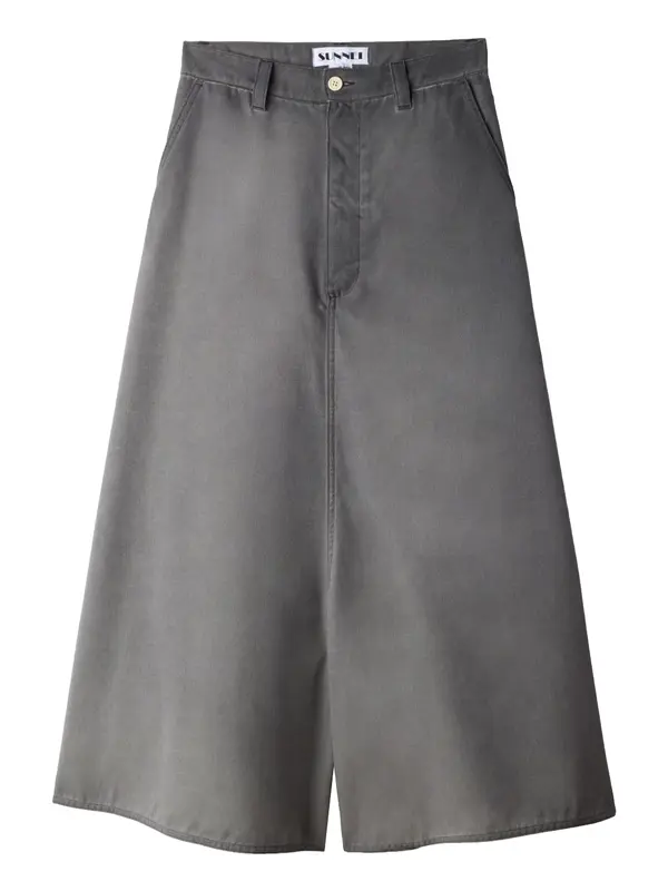 Sunnei Wide-leg Trousers - Grey