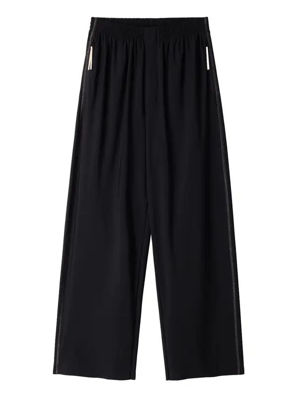 Sunnei Elasticated-waistband Trousers - Black