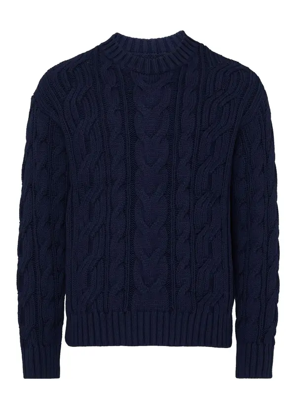 Vilebrequin Cable-knit Sweater - Blue