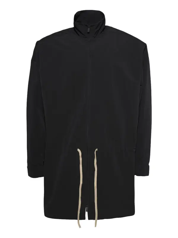 Fear Of God Drawstring-waistband Coat - Black