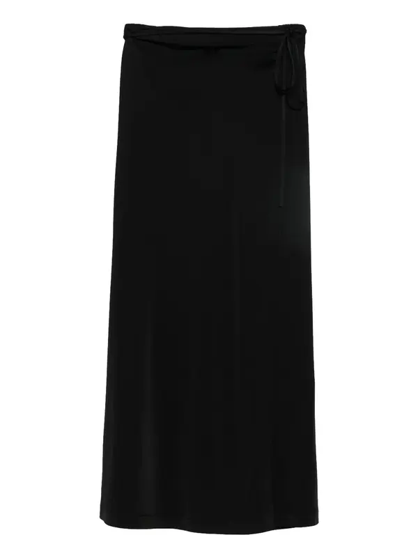 Helmut Lang Wrap Maxi Skirt - Black