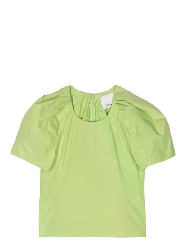 3.1 Phillip Lim Puff-sleeve Top - Ki310 Kiwi
