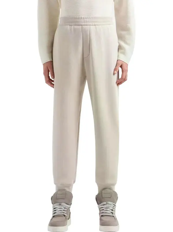 Emporio Armani Tapered Trousers - Neutrals